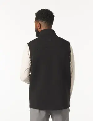 GLYDER Scuba Knit Vest - Black