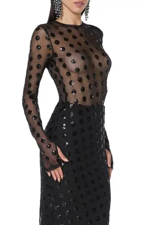 AFRM Kaylee Sequin Dot Top