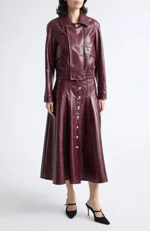 Cinq À Sept Alexander Faux Leather Jacket