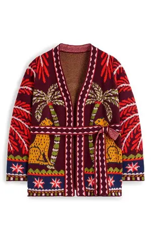 Boden Belted Wrap Cardigan