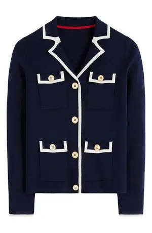 Boden Phoebe Collared Cardigan