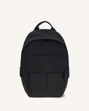 Y3 Logo Backpack - Black
