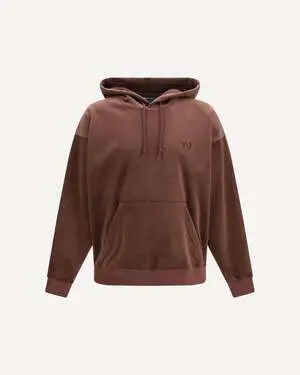 Y3 Corduroy Hooded Sweatshirt Mae - Bordeaux