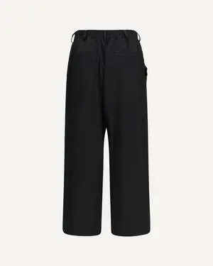 Y3 Wool Straight-leg Pants Ale