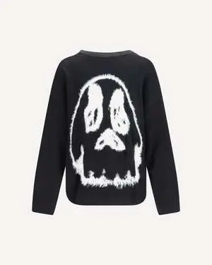 Y3 Chito V-neck Cardigan With Graphic Back