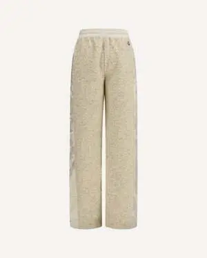 Moncler Teddy-effect Feece Sweatpants Femae - Beige