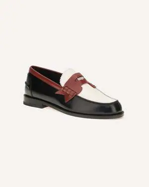 CHRISTIAN LOUBOUTIN Plato Leather Loafers - Black