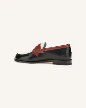 CHRISTIAN LOUBOUTIN Plato Leather Loafers - Black