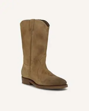 JIL SANDER Bruce Suede Ankle Boots