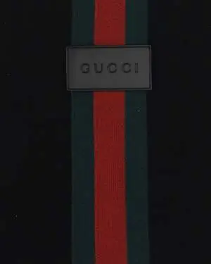 Gucci Wool Scarf With Web Stripe