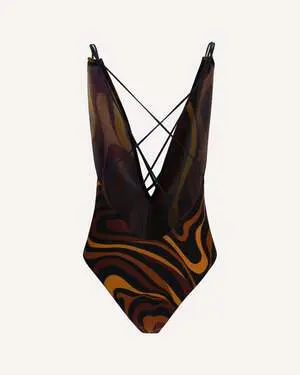 Emilio Pucci Lycra Swisuit Feale - Multicolour