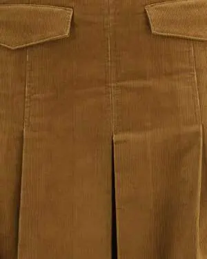 Tory Burch Corduroy Pleated Skirt
