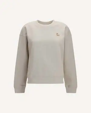 Maison Kitsuné Chiax Fox Comfort Crewneck Sweatshirt Femae