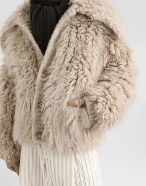 Dolce & Gabbana Fur-effect Mohair Cardigan