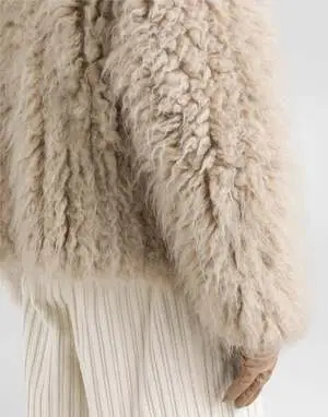 Dolce & Gabbana Fur-effect Mohair Cardigan