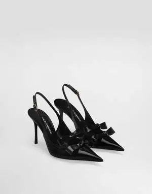 Dolce & Gabbana Calfskin Slingback - Black