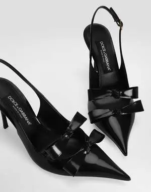 Dolce & Gabbana Calfskin Slingback - Black