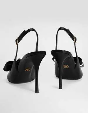 Dolce & Gabbana Calfskin Slingback - Black