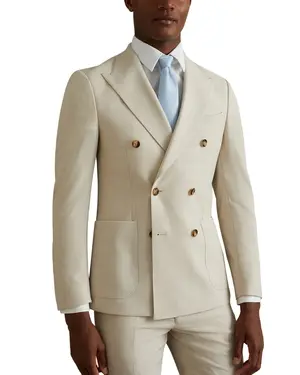 REISS Liam Textured Polka Dot Tie