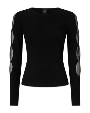 Pinko Antibes Sheer Detail Top