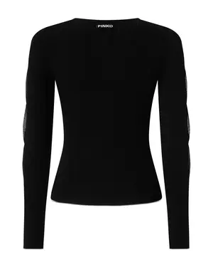 Pinko Antibes Sheer Detail Top