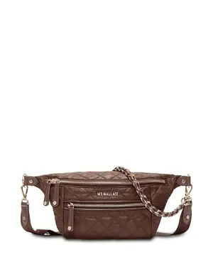 Mz Wallace Crosby Small Sling Bag - Walnut