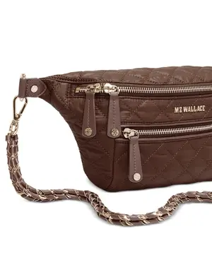 Mz Wallace Crosby Small Sling Bag - Walnut