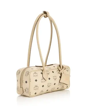 Mcm Aren Small Visetos East West Shoulder Bag