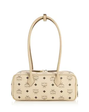 Mcm Aren Small Visetos East West Shoulder Bag
