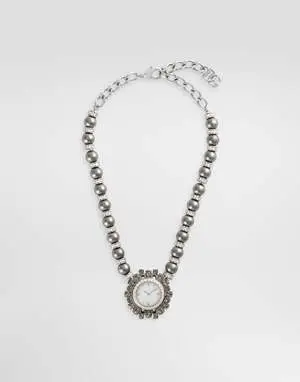 Dolce & Gabbana Watch Necklace - Silver