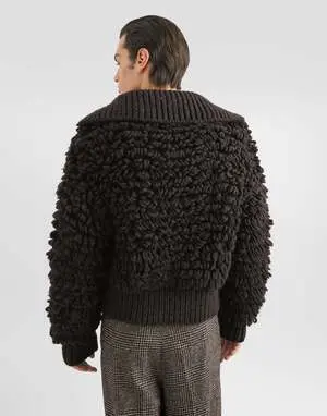 Dolce & Gabbana Fur-effect Wool Pullover