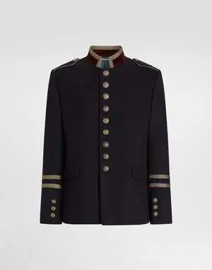 Dolce & Gabbana Wool Frock Coat - Blue