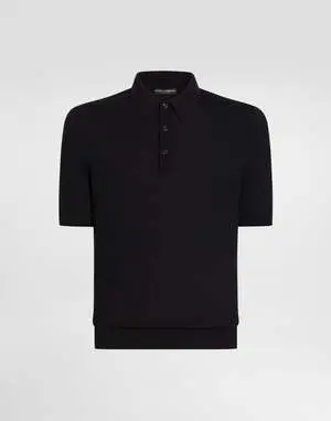 Dolce & Gabbana Cashmere Polo Shirt