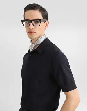 Dolce & Gabbana Cashmere Polo Shirt