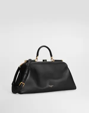 Dolce & Gabbana Large Grandma Handbag In Plongé Nappa Leather