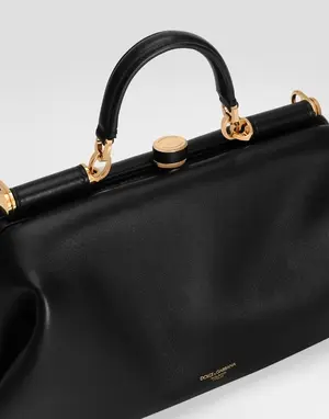 Dolce & Gabbana Large Grandma Handbag In Plongé Nappa Leather