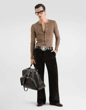 Dolce & Gabbana Serafino Ribbed T-shirt