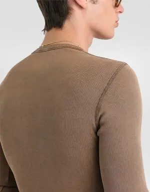 Dolce & Gabbana Serafino Ribbed T-shirt