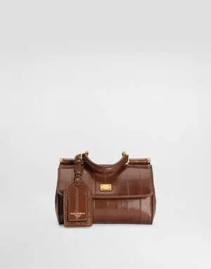 Dolce & Gabbana Mini My Sicily Eel Handbag