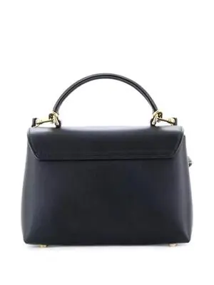 Celine Nino Top Handle Bag Leather Teen Satchel - Black