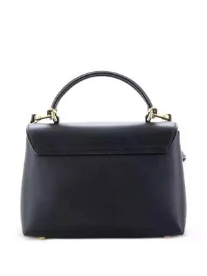 Celine Nino Top Handle Bag Leather Teen Satchel - Black