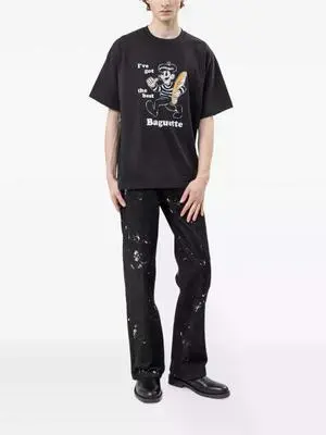 DOMREBEL Jerk Paint-splatter Jeans