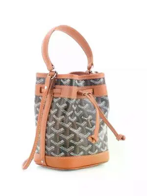 Goyard Petit Flot Coated Canvas Mini Bucket Bag