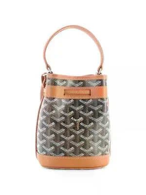 Goyard Petit Flot Coated Canvas Mini Bucket Bag