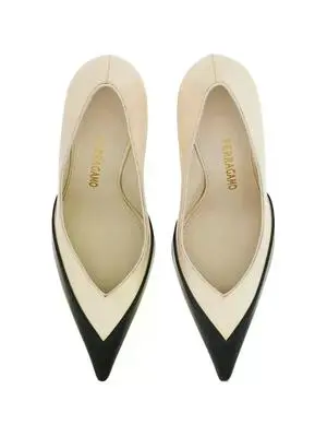 FERRAGAMO Patent-leather Pointed-toe Pumps