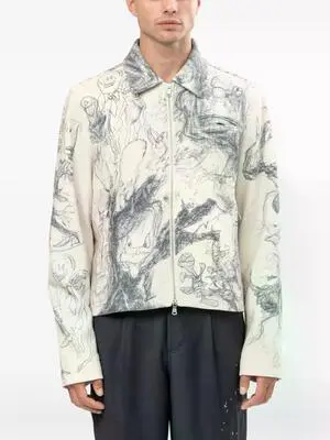 DOMREBEL Drawings Sketch-print Jacket
