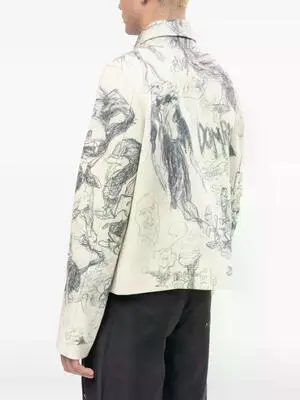 DOMREBEL Drawings Sketch-print Jacket