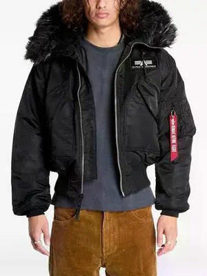Alpha Industries 45/p Hooded Jacket - Black