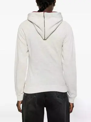 Kenzo Logo-embroidered Zip-hood Hoodie