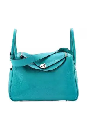 Hermès Lindy Bag Clemence 30 Shoulder Bag - Blue